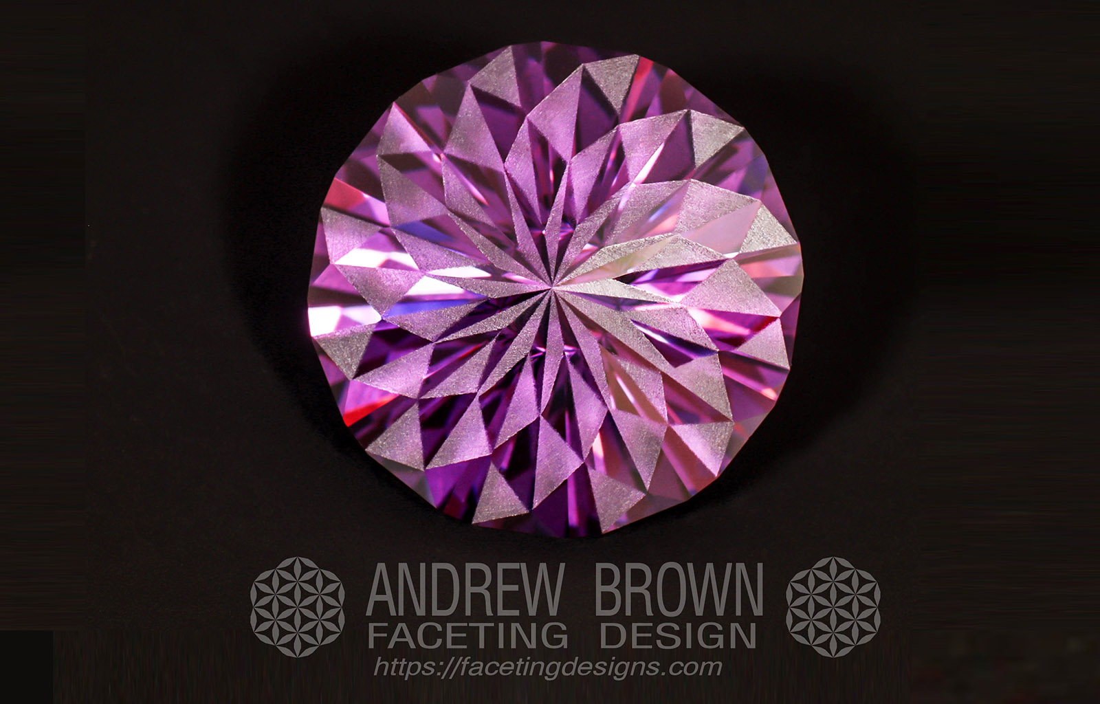Andrew Brown Faceting Designs, Books and Facet Diagrams