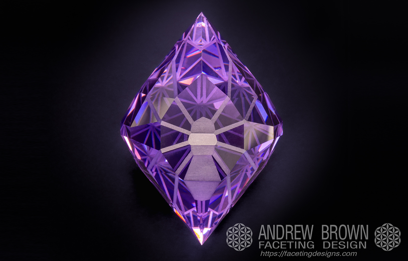 Andrew Brown Faceting Designs, Books and Facet Diagrams