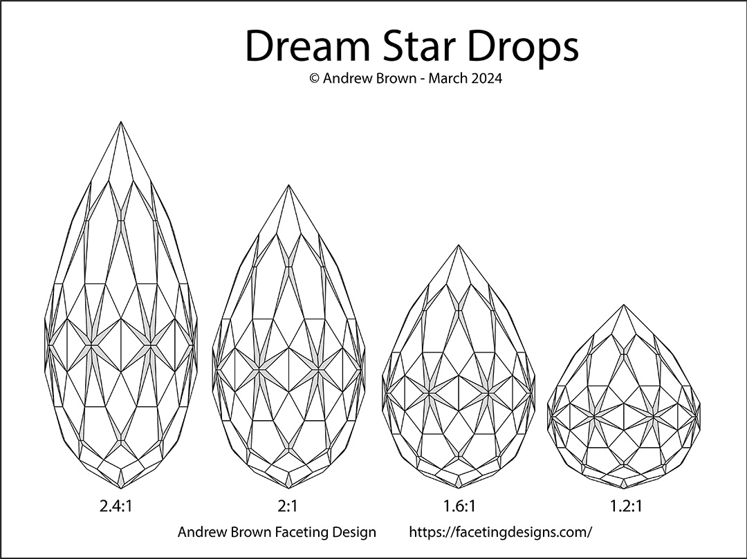 Andrew Brown Faceting Designs Book Briolettes Gallery