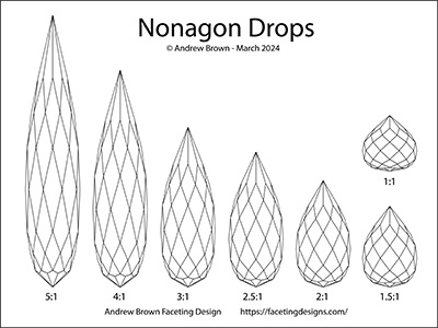 Andrew Brown Faceting Designs Book Briolettes Gallery