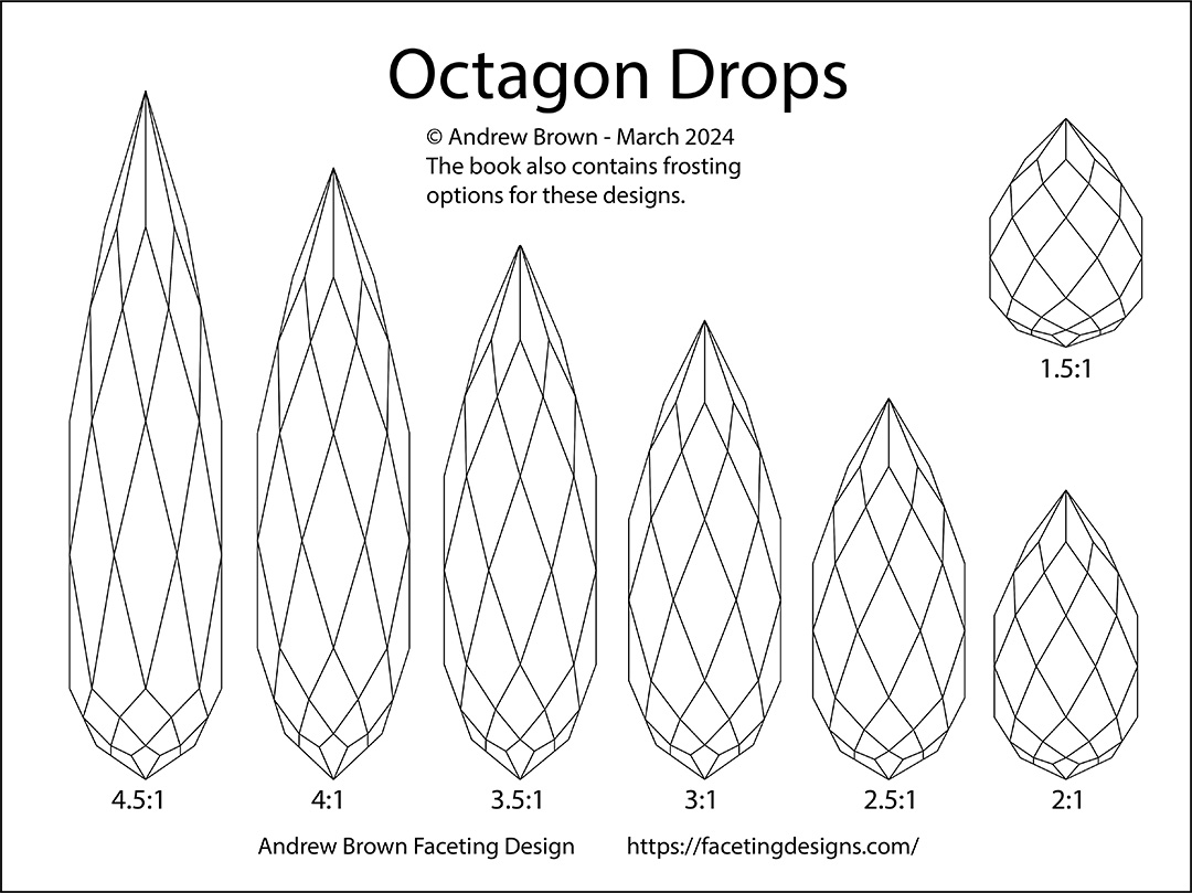 Andrew Brown Faceting Designs Book Briolettes Gallery